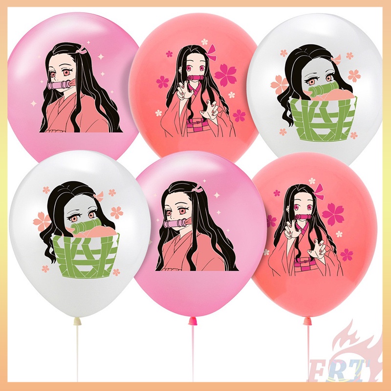Anime Demon Slayer Nezuko Party Decoration Balloons 1Pc 12inch Latex ...