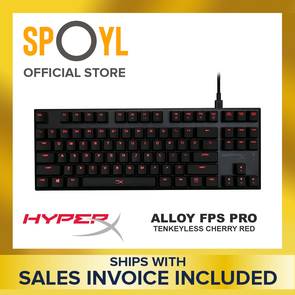 HyperX Alloy FPS Pro - Tenkeyless Mechanical Gaming Keyboard - 87-Key ...