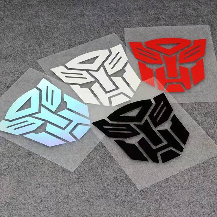 Transformers Reflective Sticker Autobots Decepticons Laser Stickers Car ...
