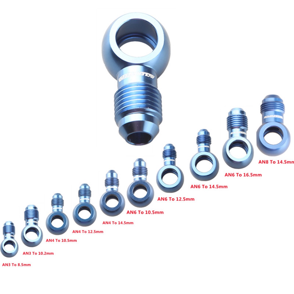 AN3 to 8.5mm 10.2mm AN4 AN6 to 10.5mm14.5mm AN8 to 14.5mm Aluminium ...