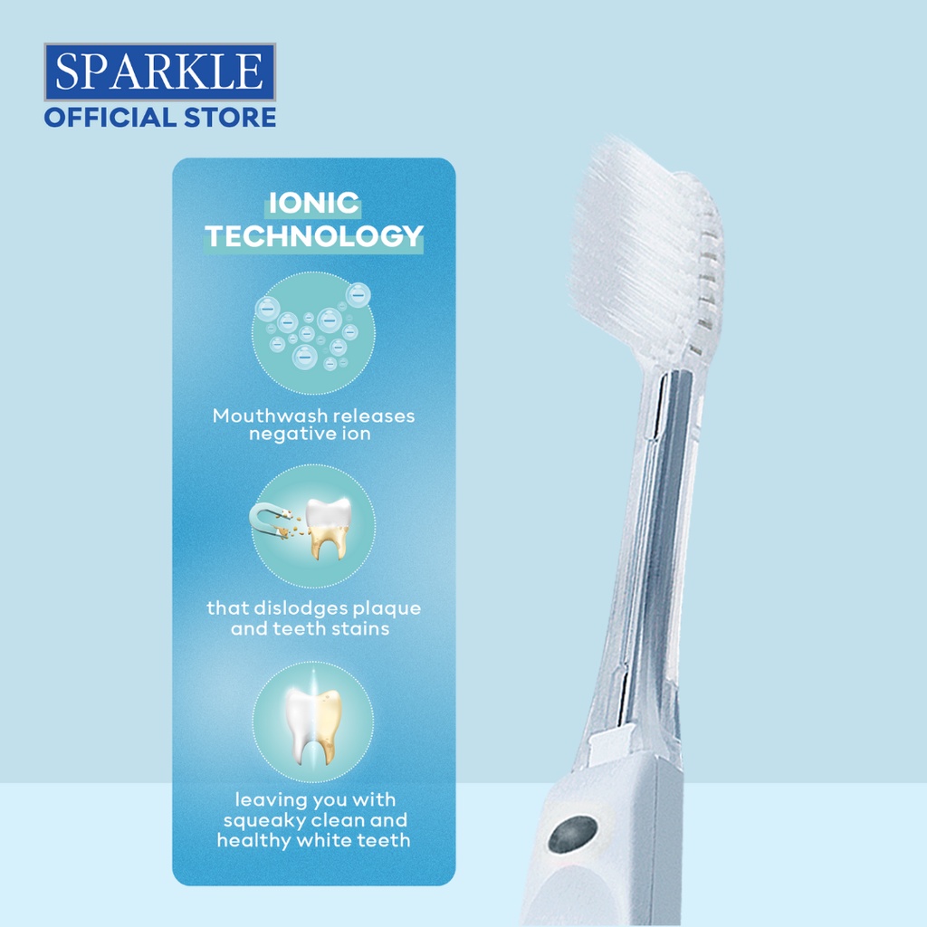 SPARKLE Ionic Toothbrush Refill With Revolutionary Technology Assorted Colors | Shopee Philippines