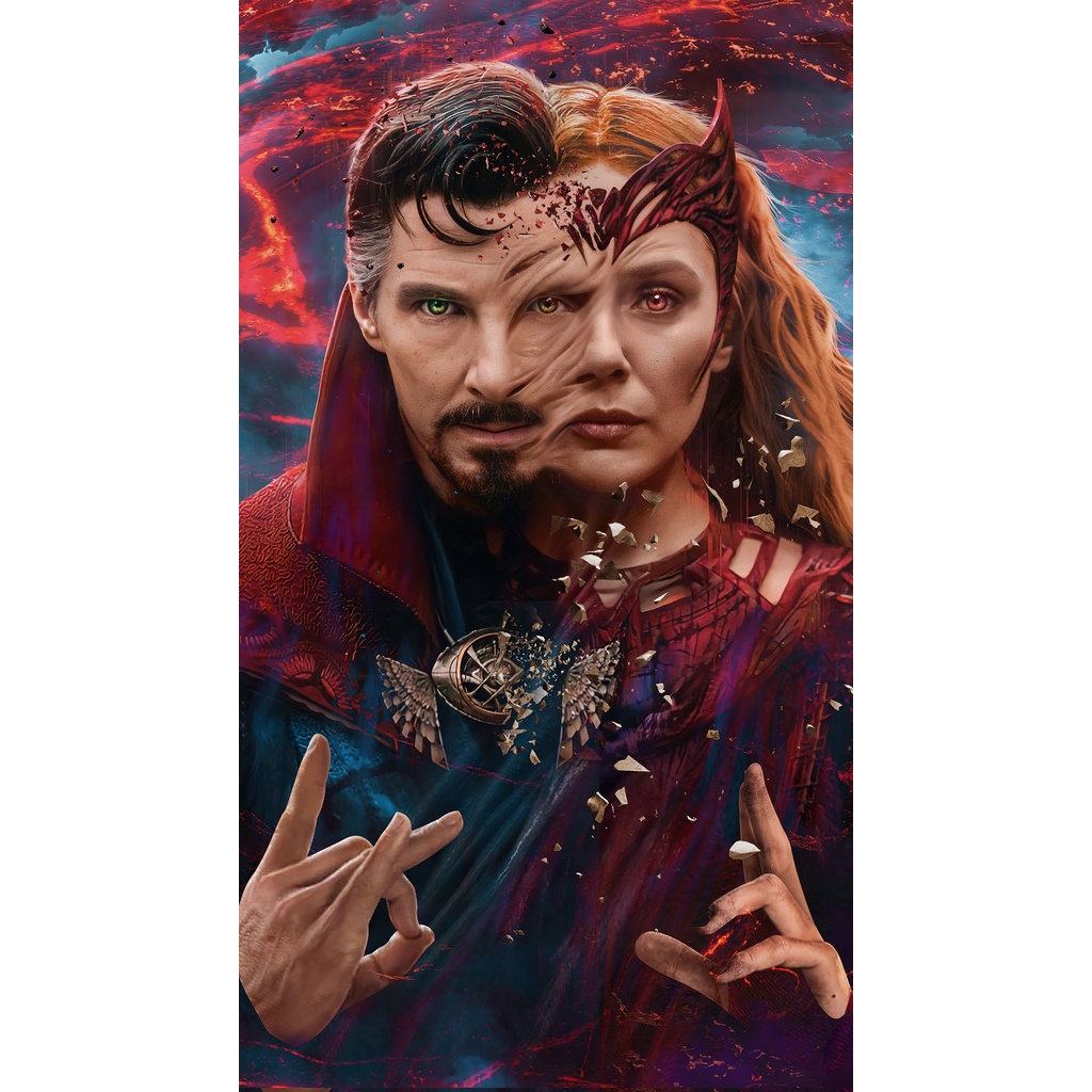Doctor Strange/ Wanda Maximoff/ Wandavision A4 size Posters | Shopee ...