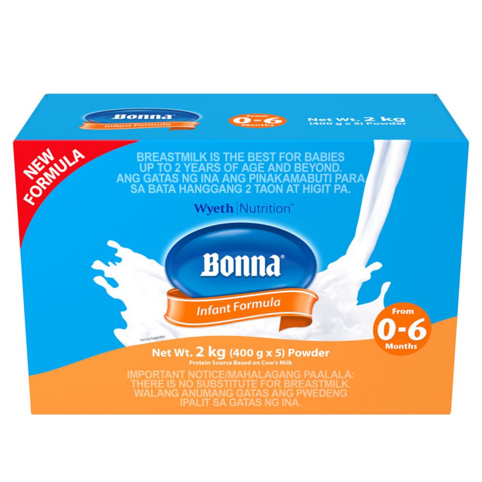Bonna Stage 1 Infant Formula Plain For 0 To 6 Months, Bag In Box 2Kg ...