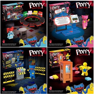 4 Box/Set Poppy Playtime Building Block Toys Huggy Wuggy Sets Models To ...