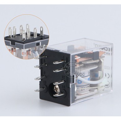 Small Intermediate Relay HH52P Electromagnetic Relay 220V AC DC24V 12V | Shopee Philippines