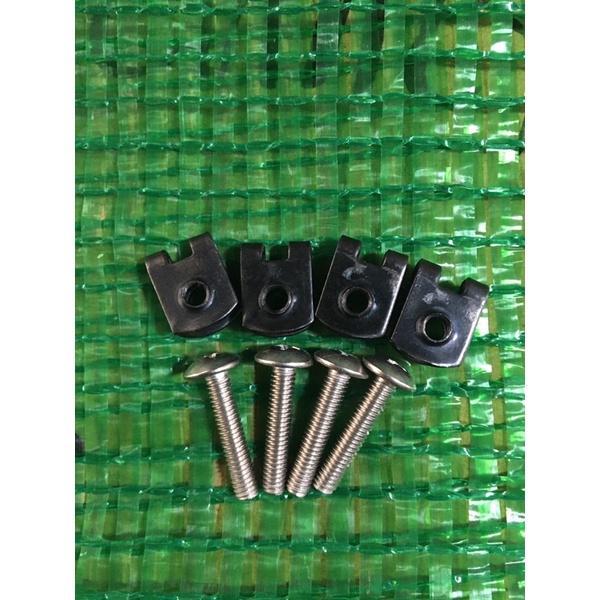 wave 100/125 clip nuts stainless 4pcs for wave | Shopee Philippines