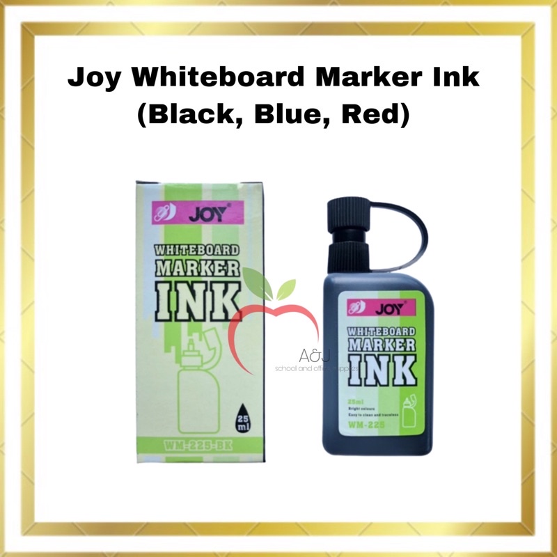 Joy WhiteBoard Marker Ink 25ml Black | Shopee Philippines