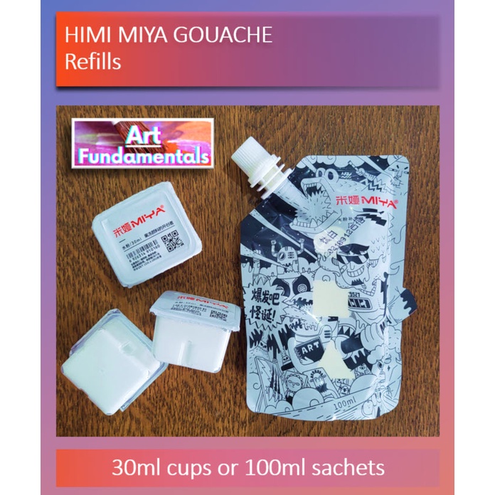 Himi Miya Gouache Refills (White) | Shopee Philippines