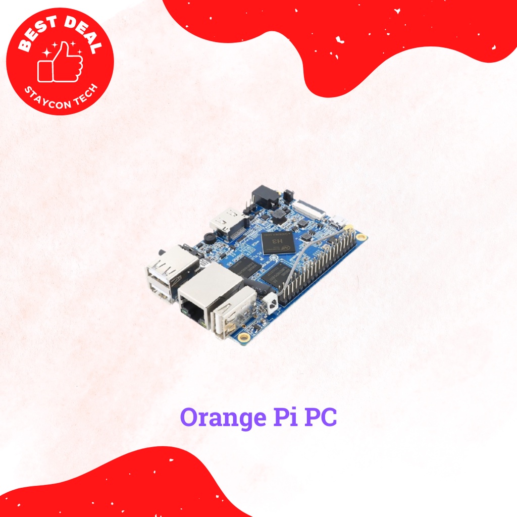Orange Pi PC Mini Computer / Piso Wifi Board with Cable (OPI PC ...