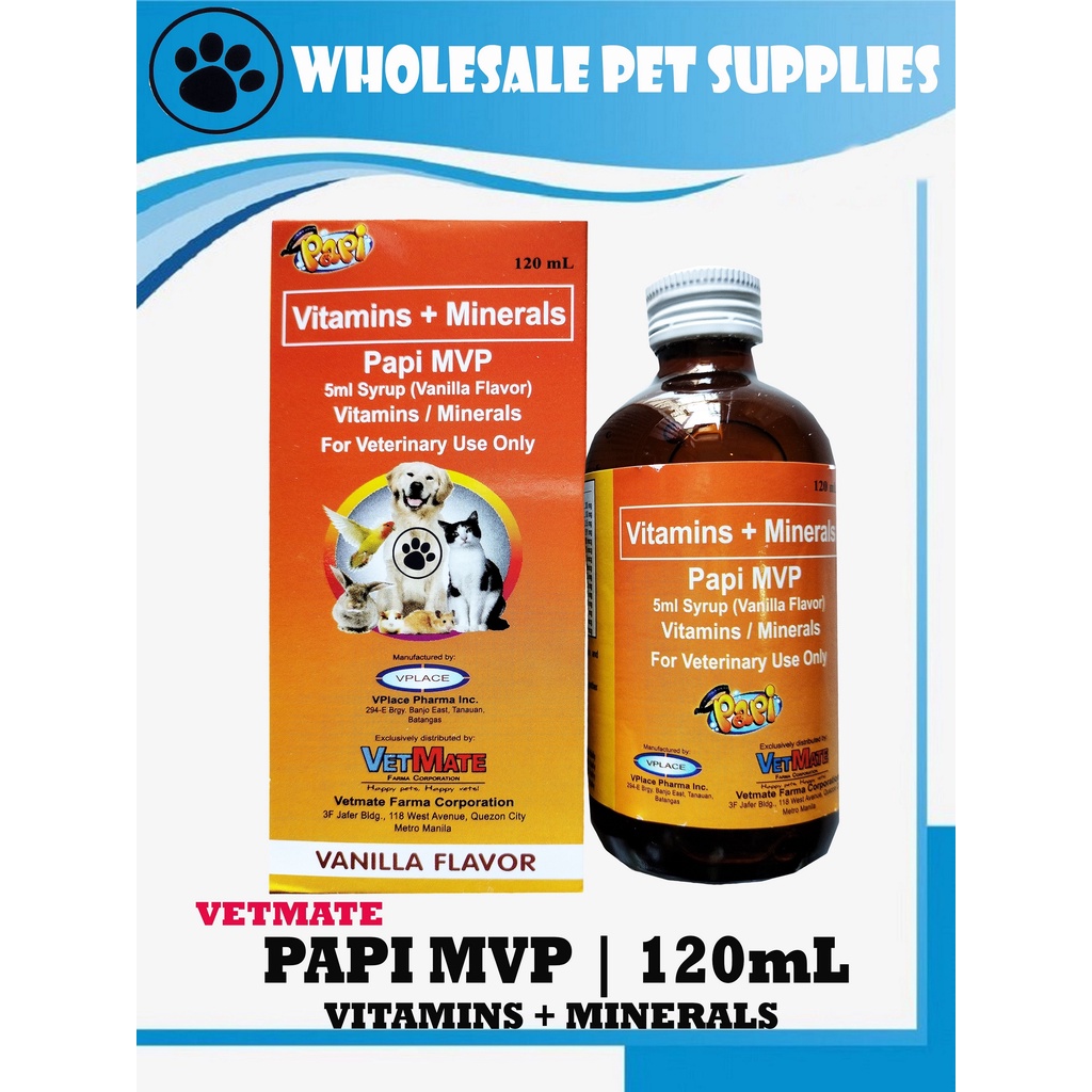 PAPI MVP (Vitamins + Minerals) 120ml | Shopee Philippines