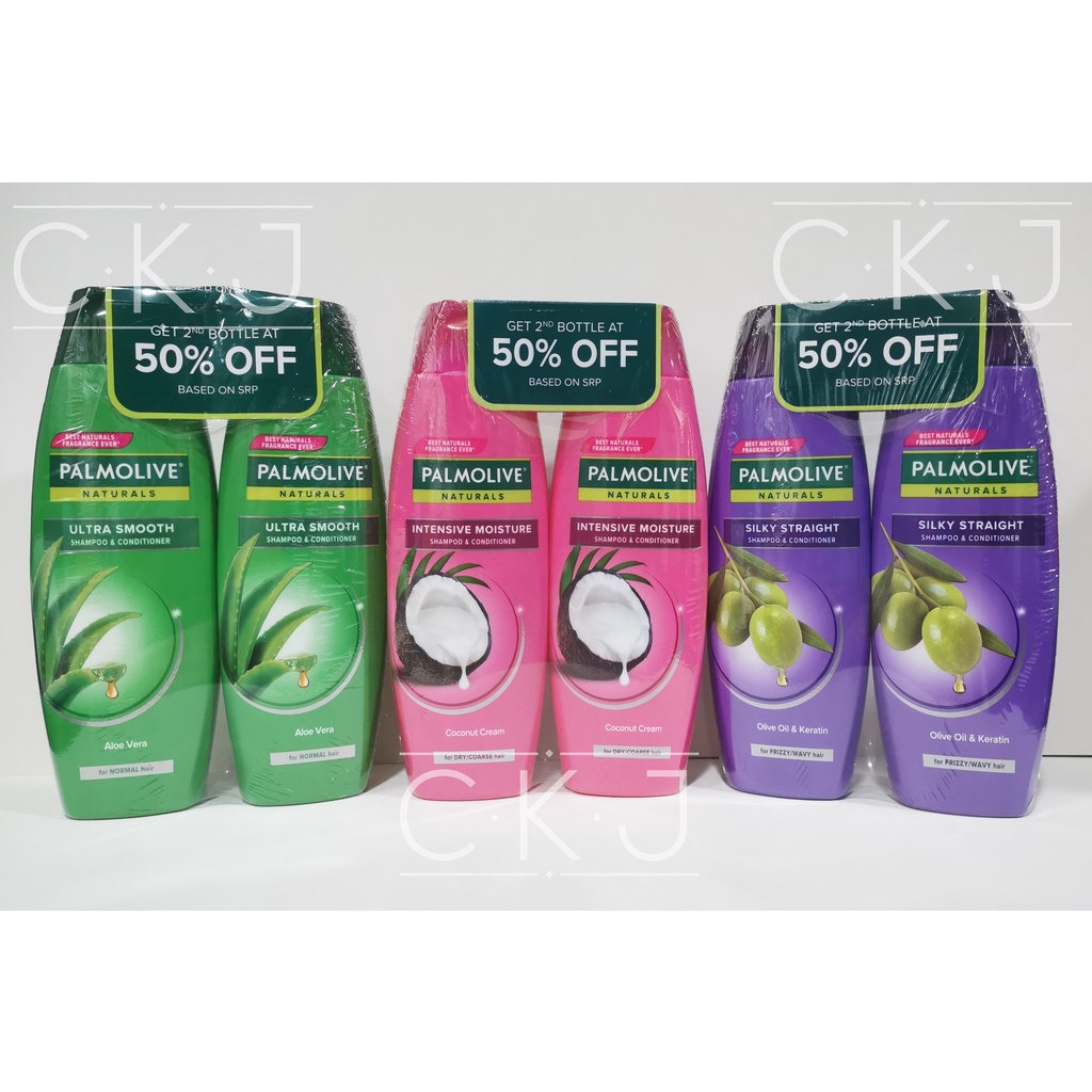 Palmolive Naturals Shampoo 2 x 180ml VALUE PACK | Shopee Philippines