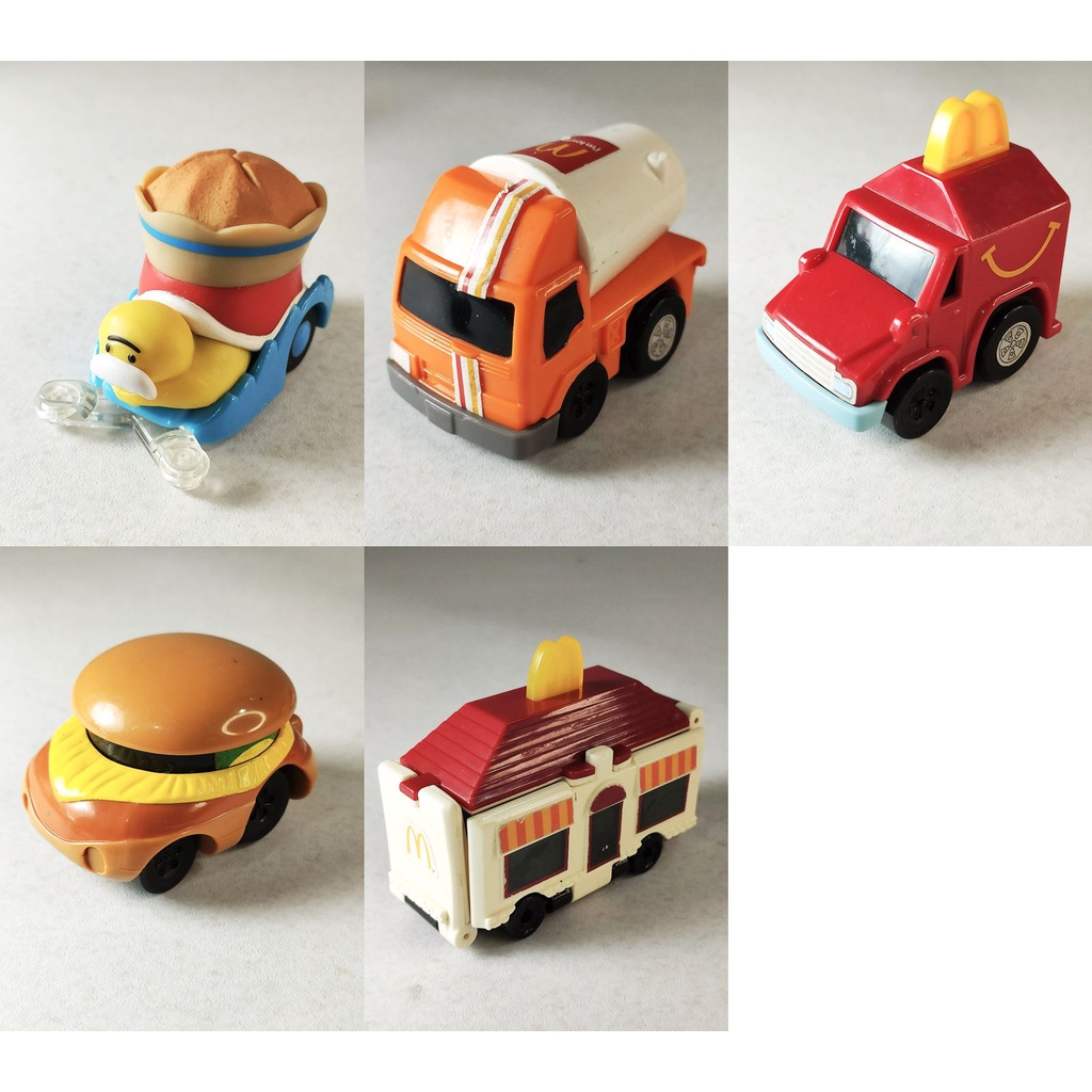 MCDONALDS MCDO MISTER DONUT CHORO Q TOMY PULL BACK CARS VOOV MCDO ...