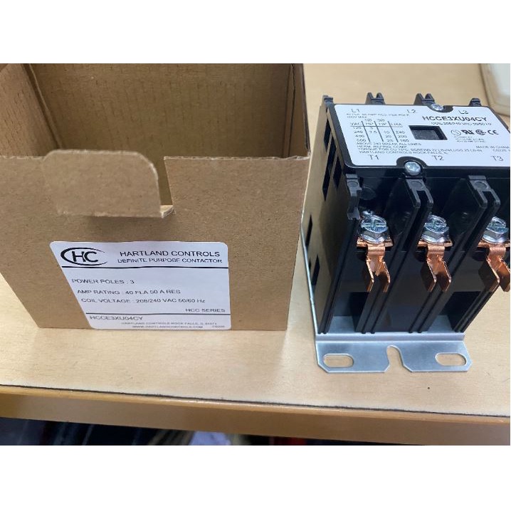 Magnetic Contactor Coil 208-240 Volts / 3 Pole - 40 FLA - 50 Amp for ...