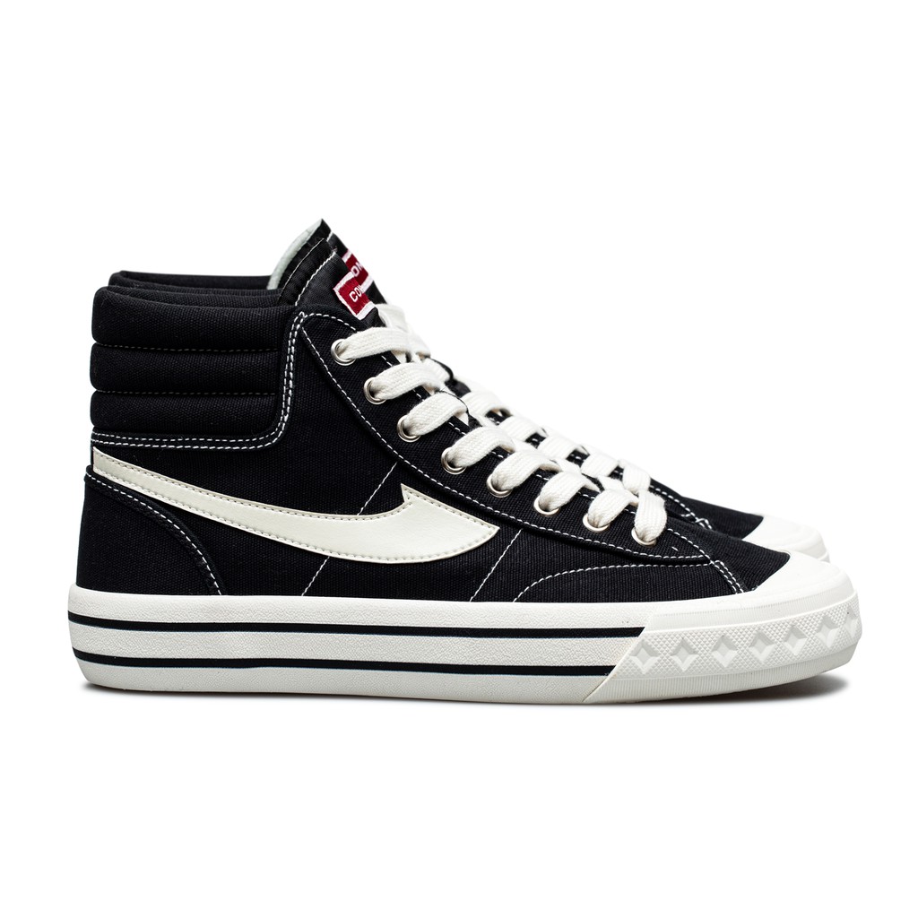 Compass Shoes - RETROGRADE HIGH BLACK / WHITE | Shopee Philippines