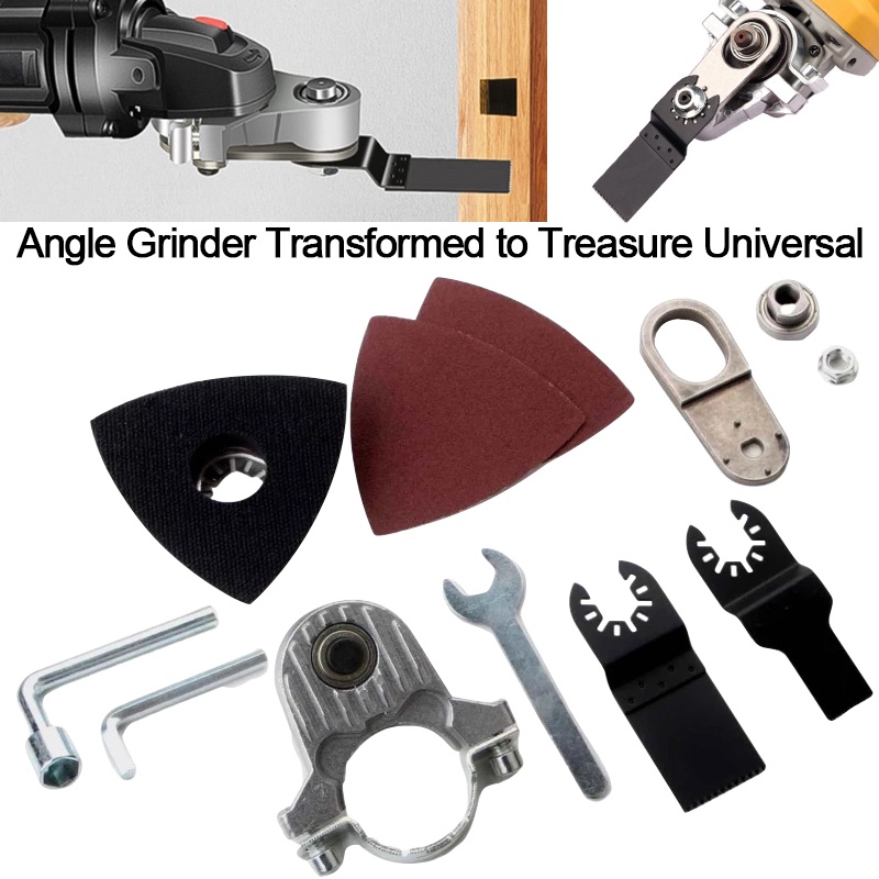 Cordless Oscillating Multi Tool Angle grinder conversion tool head for ...