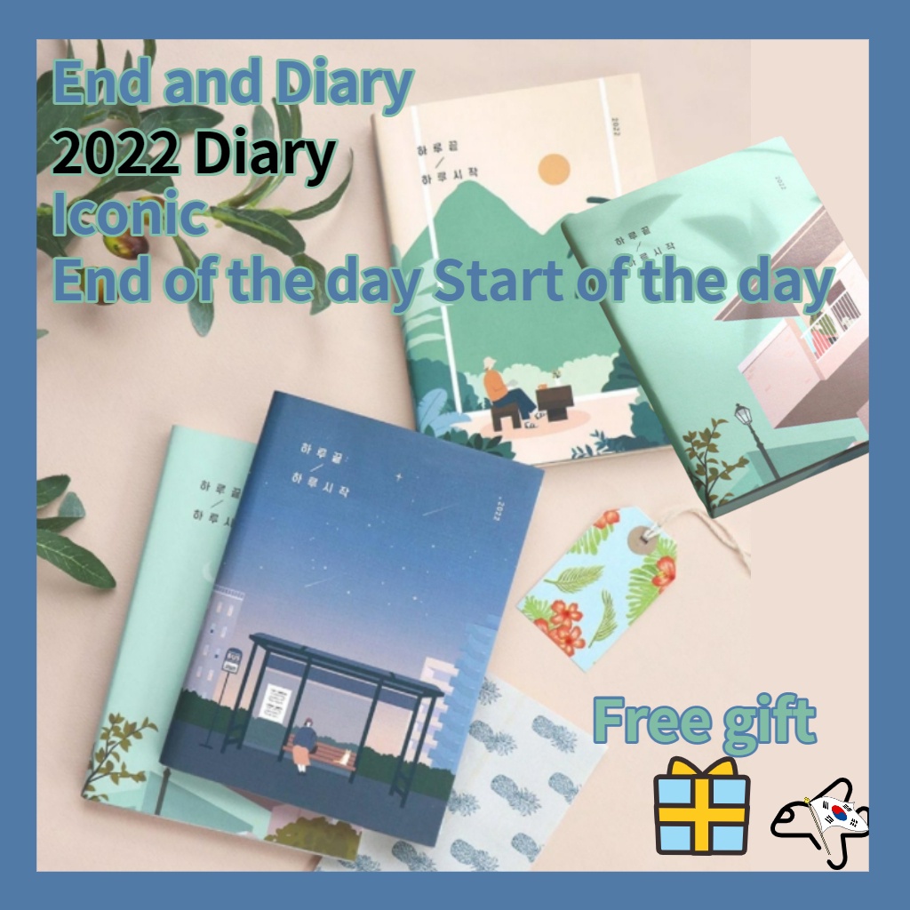 End and Diary/End of the day /Start of the day/ 2022 Diary/Planner ...