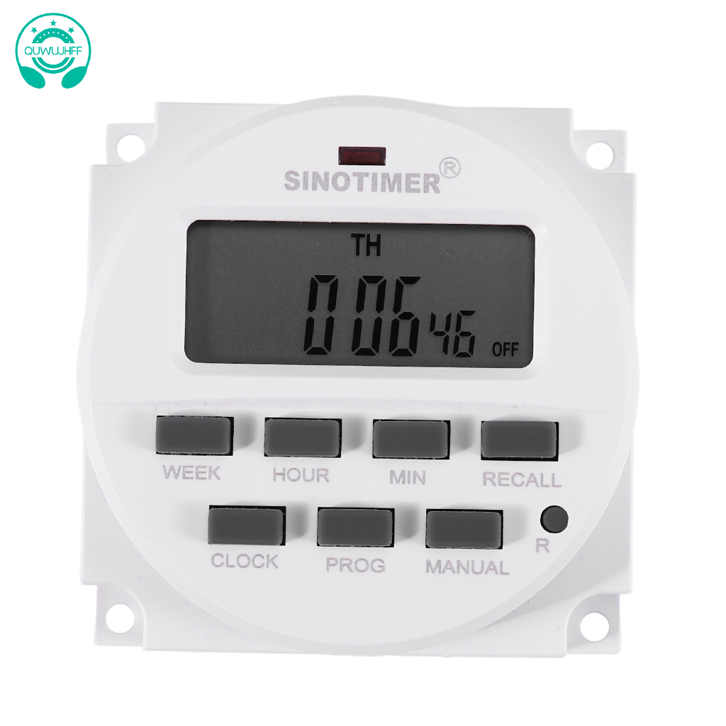 Sinotimer Tm618H-2 220V Ac Digital Time Switch Output Voltage 220V 7 ... Sinotimer Tm618H-2 220V Ac Digital Time Switch Output Voltage 220V 7 ...