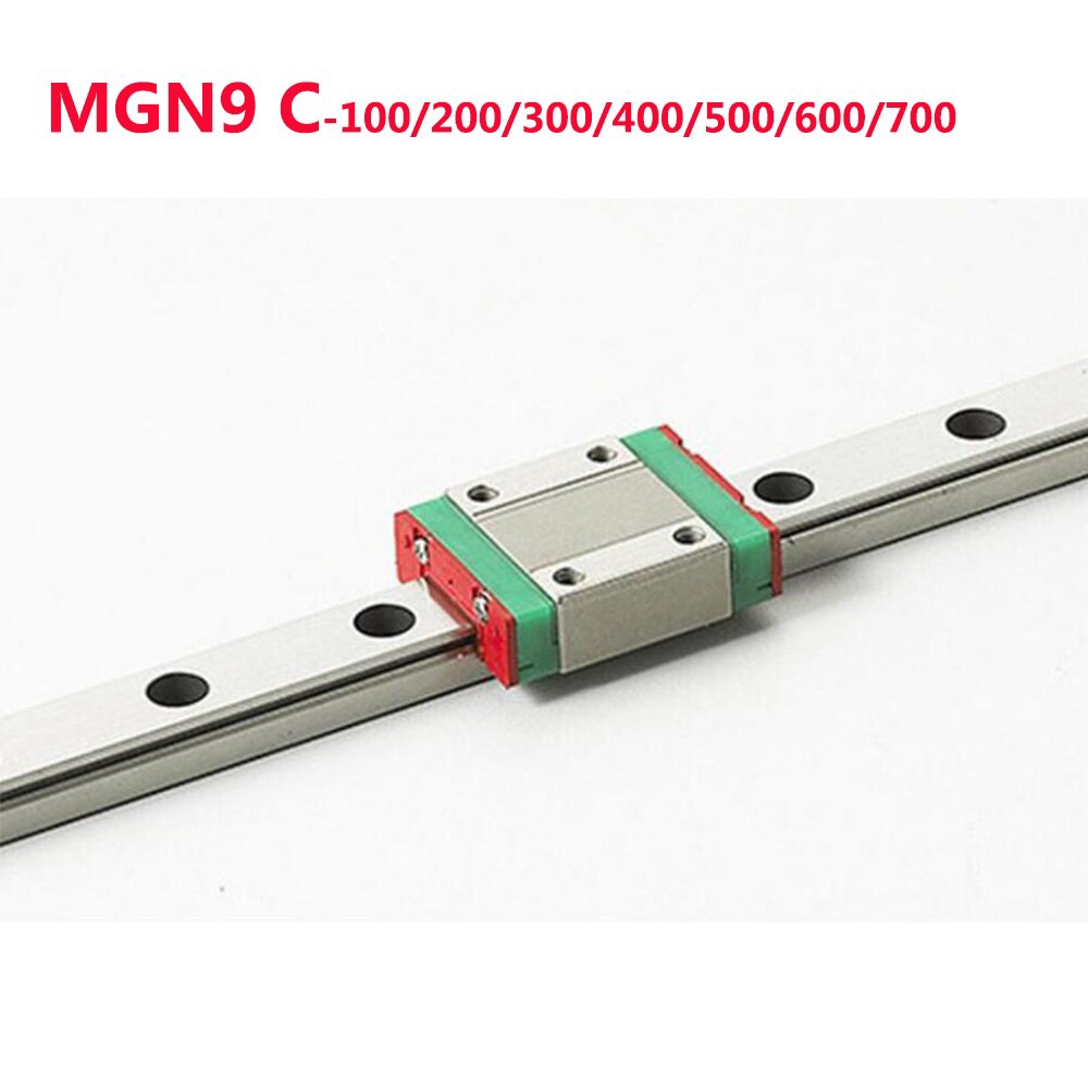 1PC MGN9 Linear Rail Guide Width 9mm Length 100 200 300 400 500 600 700 ...