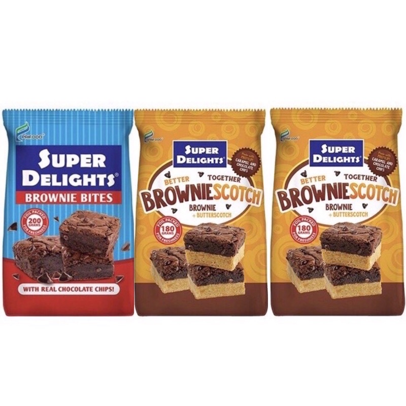 BUY 3 (1 Super Delights Brownie Bites 200g & 2 Browniescotch 180g ...