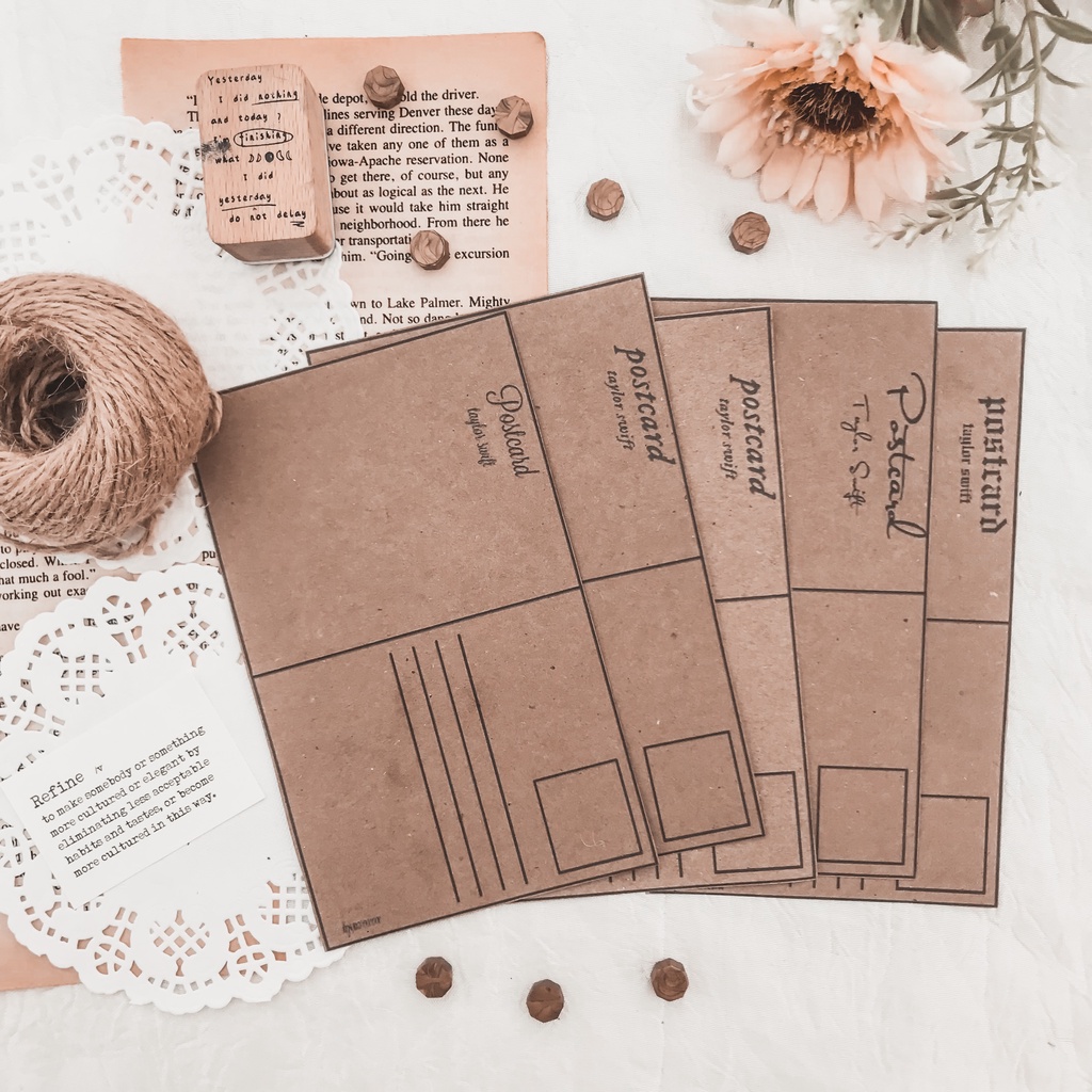 taylor swift postcards |xoxo,carly | Shopee Philippines