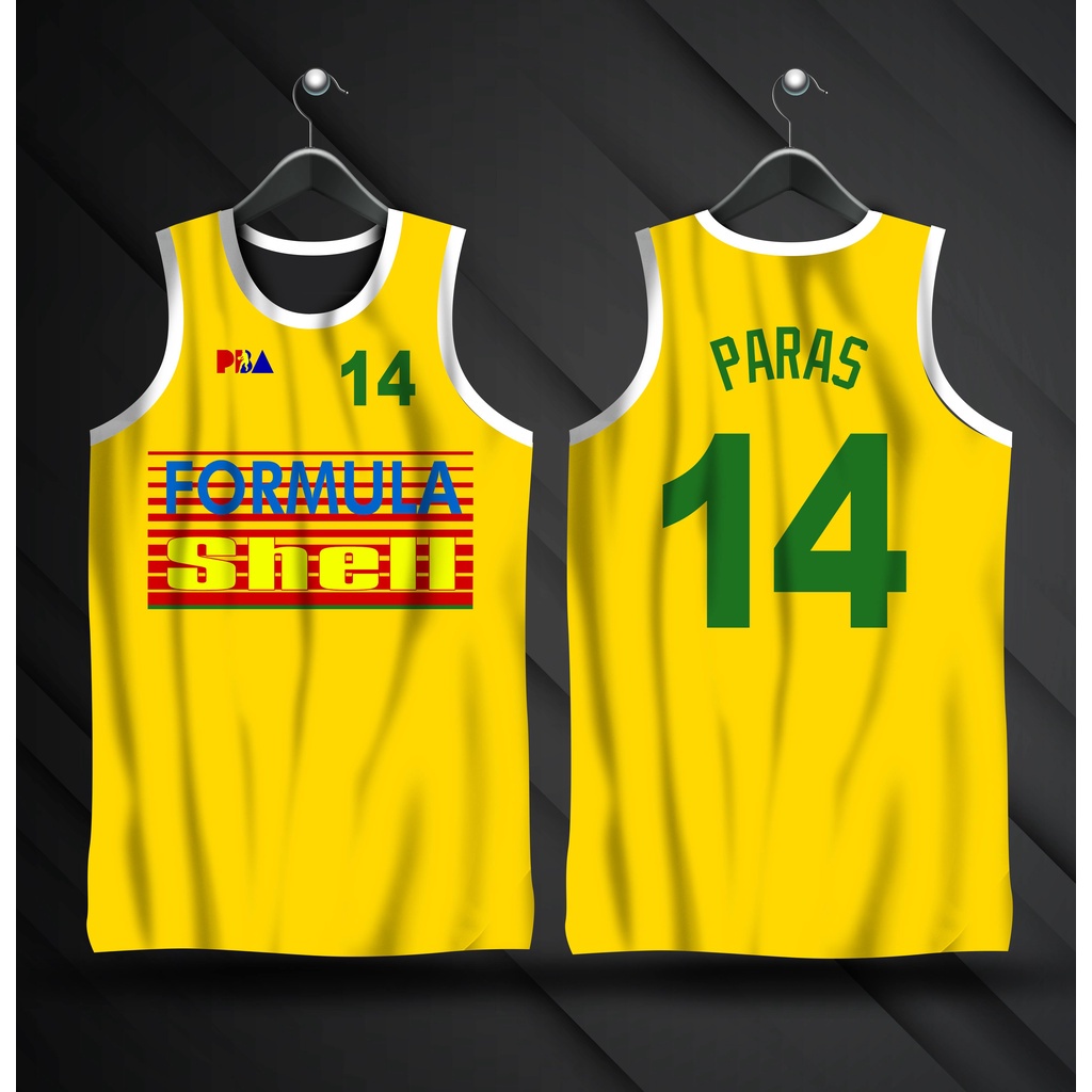 PBA RETRO JERSEY | FORMULA SHELL Jersey KOBE PARAS #14 JERSEY | FULL ...