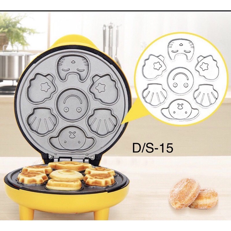 Electric Hot Cake Maker Machine Cup Pan Egg Waffle D/S-15 | Shopee ...