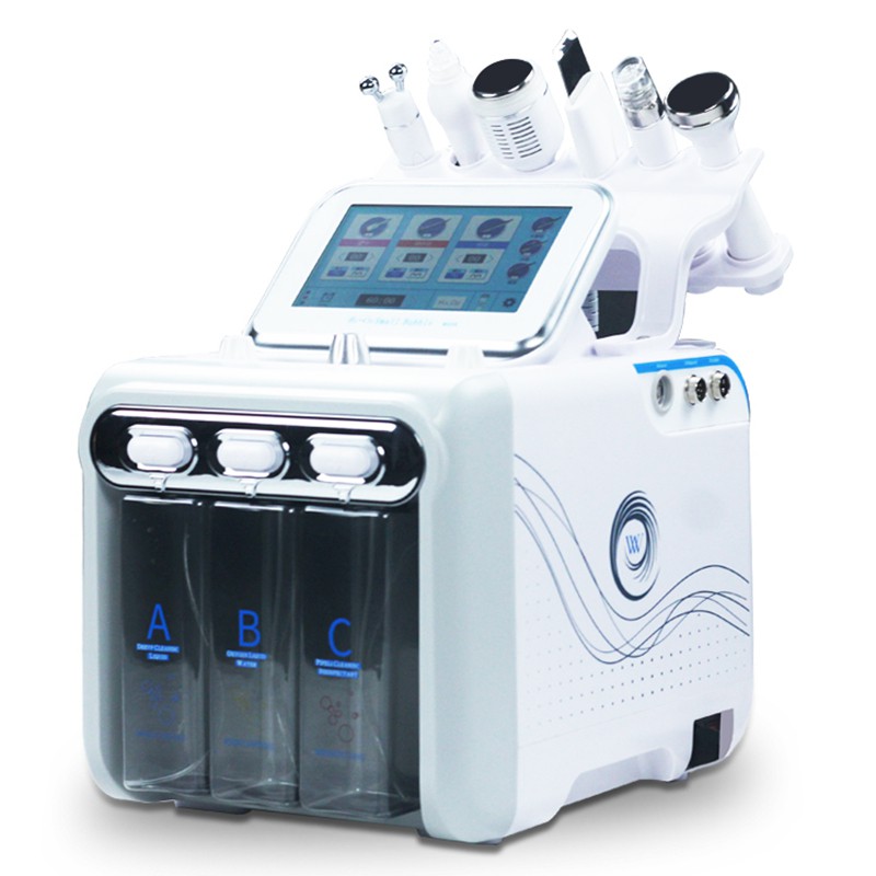 6 In 1 H2O2 Water Oxygen Jet Peel Hydra Beauty Skin Cleansing Hydra Dermabrasion Face Machine ...