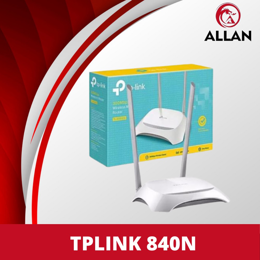 TP-Link TL-WR840N 300Mbps Wireless N Router / tplink / tp-link / TP ...