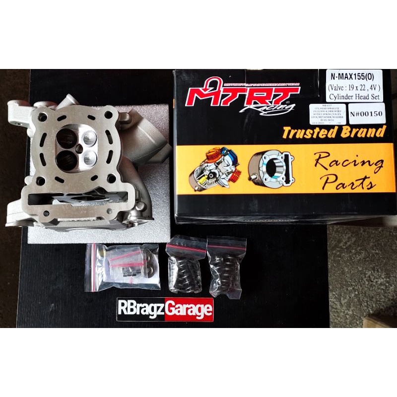 MTRT Big Valve Cylinder Head Set 19/22 - Aerox V1,V2/ Nmax V2/ Nmax V1 ...