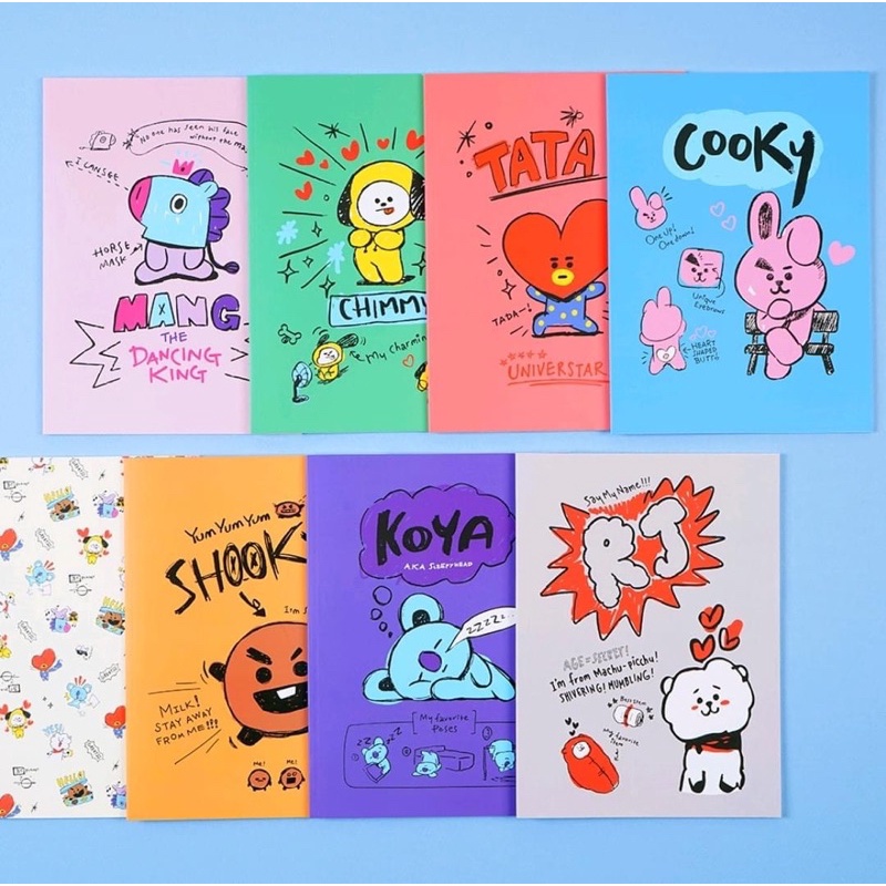 BT21 LINE NOTEBOOK ORIGINAL OFFICIAL BT21 BIG NOTEBOOK | Shopee Philippines