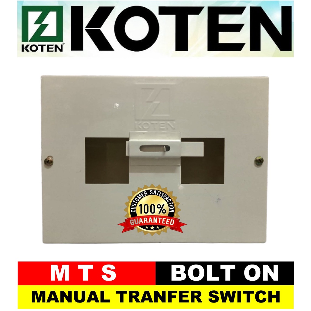 KOTEN BOLT ON MTS MANUAL TRANSFER SWITCH FOR KOTEN BREAKER | Shopee ...