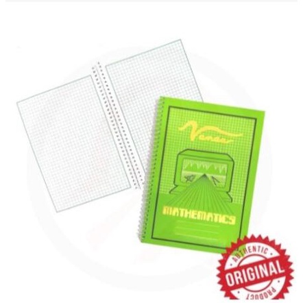 Vanda Mathematics Graphing Notebook Spiral Yarn 80 Leaves Sold per ...
