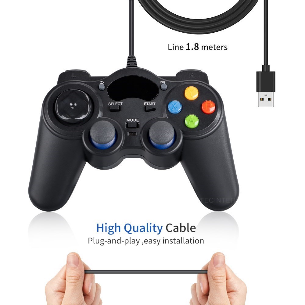 Wired Gamepad For Android/Set-Top Box/PS3 USB Controller Compatible ...
