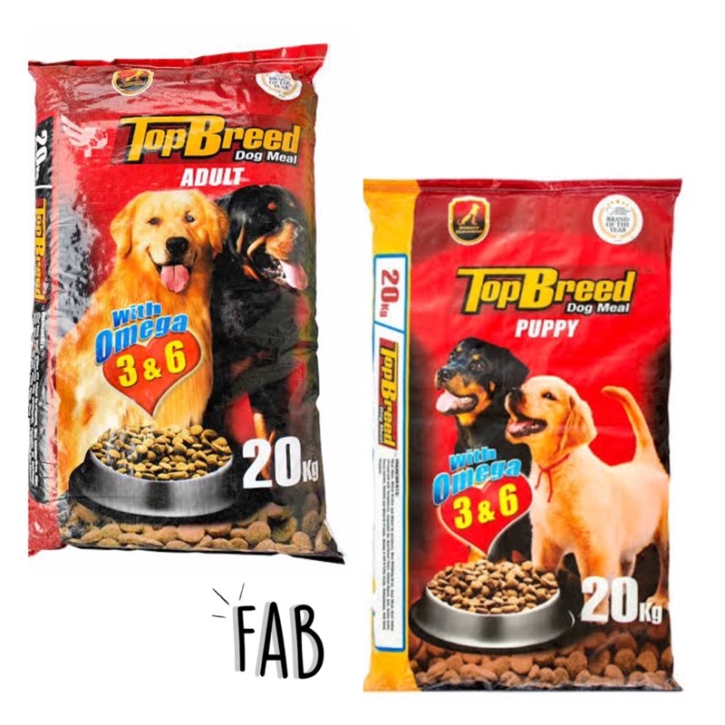 Top Breed Topbreed Dog Food Adult/Puppy 1KG PACK | Shopee Philippines
