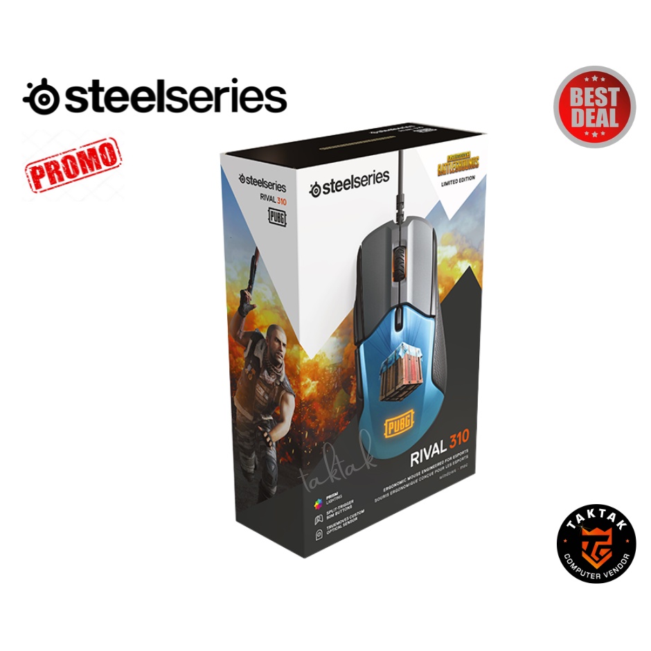 STEELSERIES RIVAL 310 PUBG LIMITED EDITION GAMING MOUSE | Shopee Philippines
