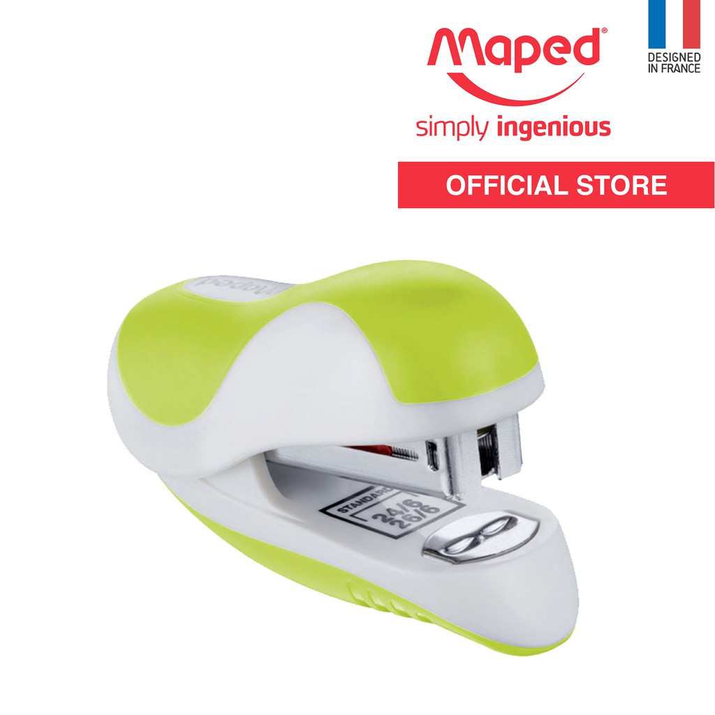 Maped Ergologic Compact Mini Plastic Stapler 352110 (In Blister Pack ...