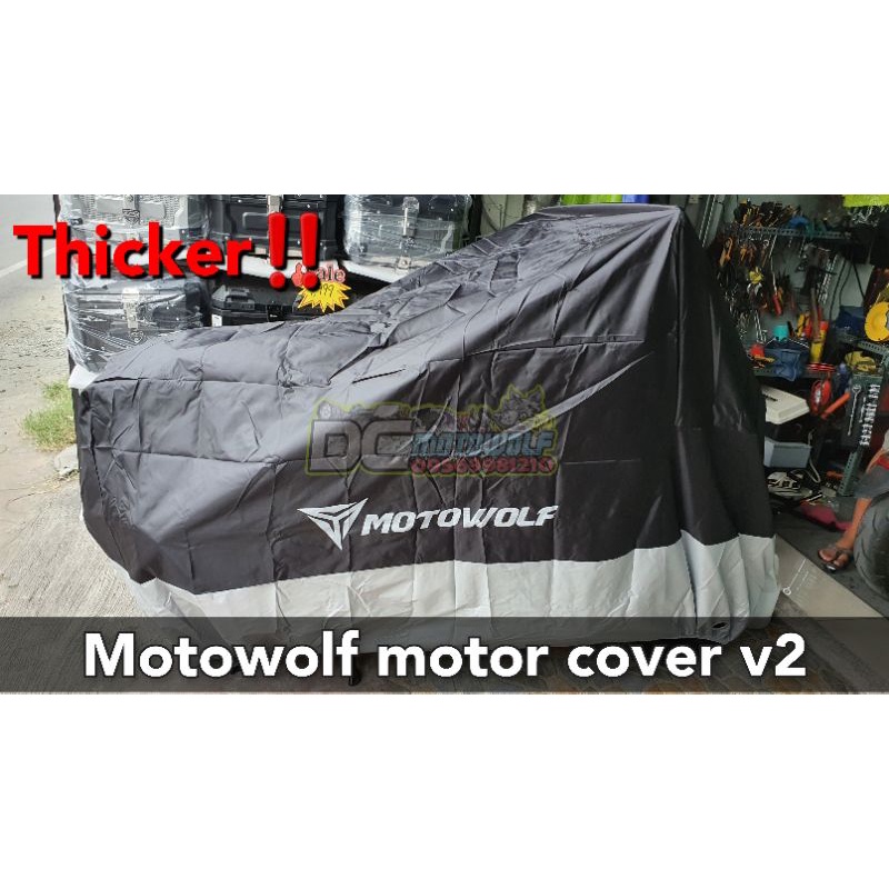Motowolf motor cover version 2 (thicker version) ORIGINAL | Shopee ...