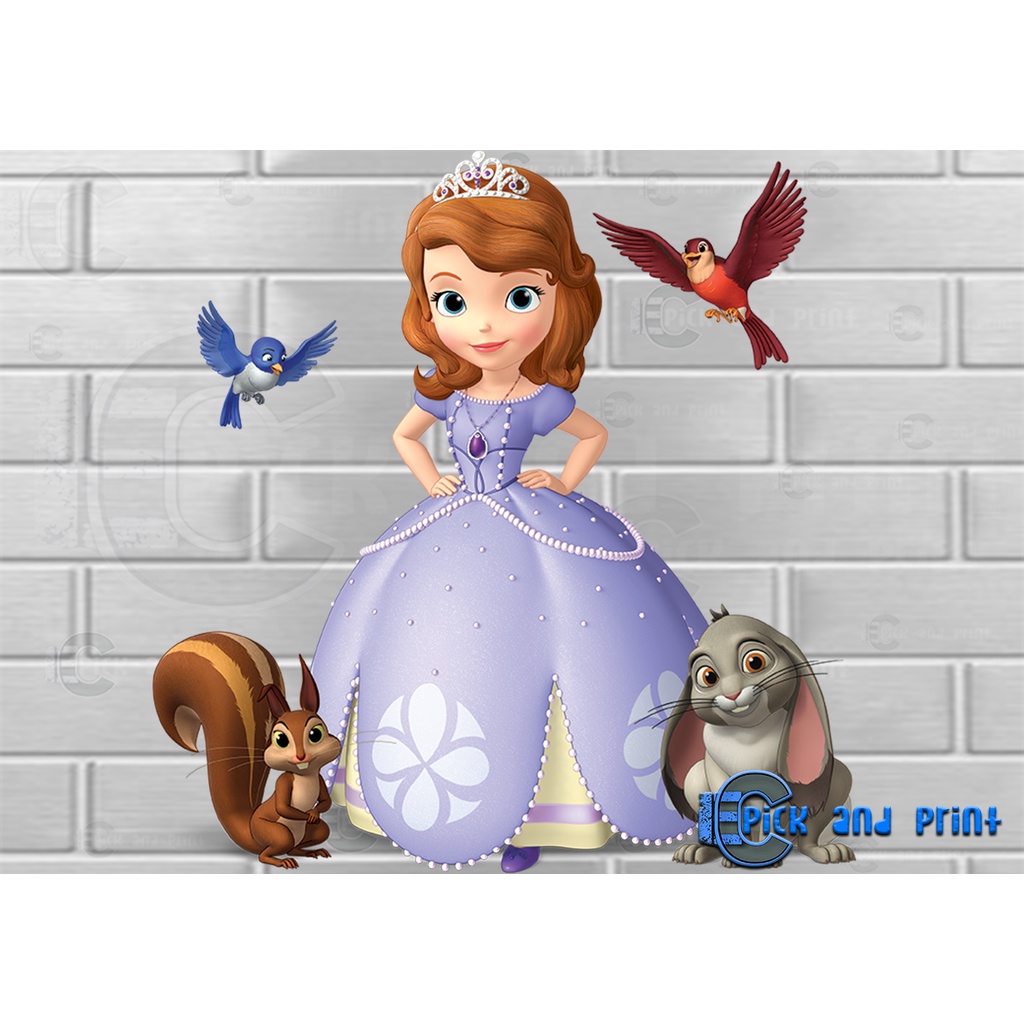 Sofia The First Character Cut Outs For Diy Backdropparty Decorations 4612