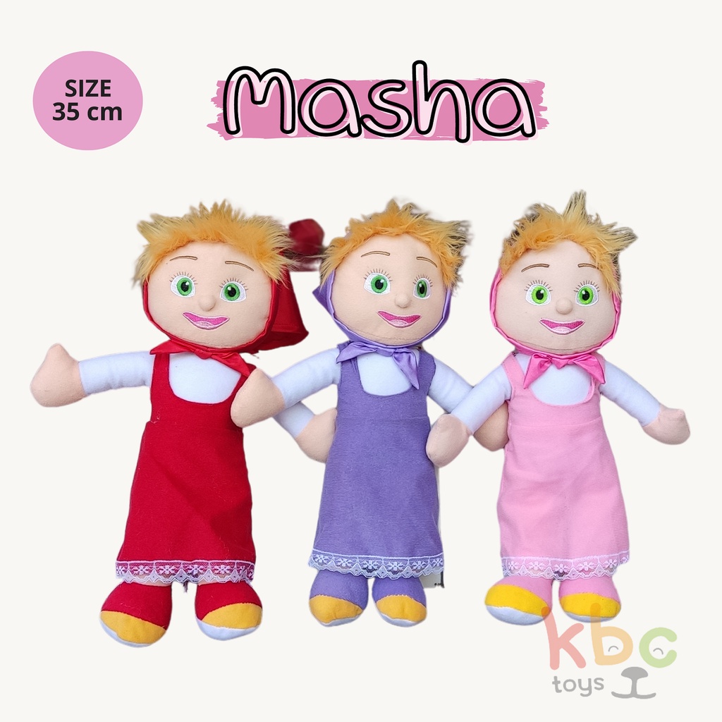 Masha and The Bear Doll Cute Label Sni100%/Doll Anak/Masha and The Bear ...