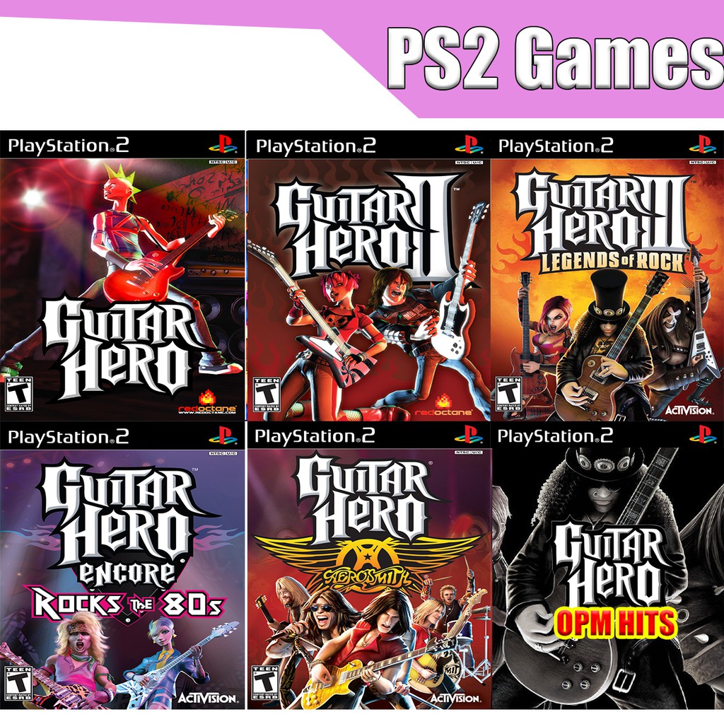 Guitar Hero Series | PS2|Playstation2/PS2 Game Playstation 2 Games PS2 ...