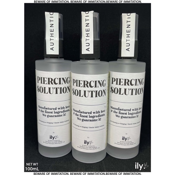 Piercing Aftercare Piercing Solution for New Piercing Earrings ...