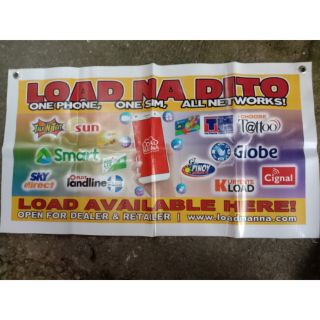 Loadmanna Load na dito Tarpaulin | Shopee Philippines