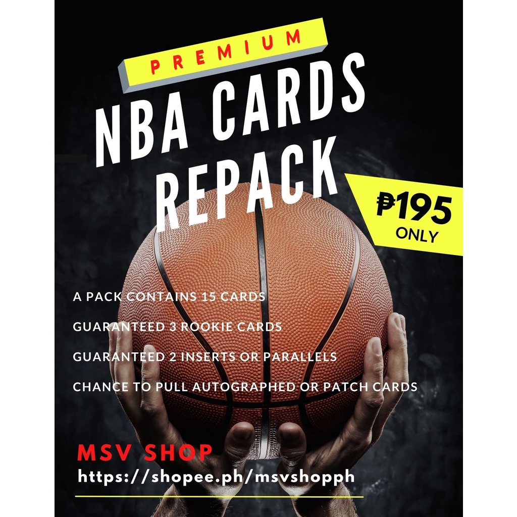 Premium / Budget NBA Cards Repack | Shopee Philippines