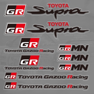 Car Sticker TOYOTA GAZOO RACING GR Logo Emblem Auto Decal Stickers ...