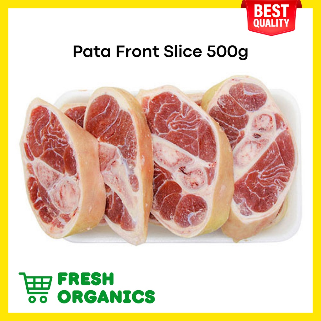 FRESH ORGANICS Pork Pata Front Slice 500g | Shopee Philippines