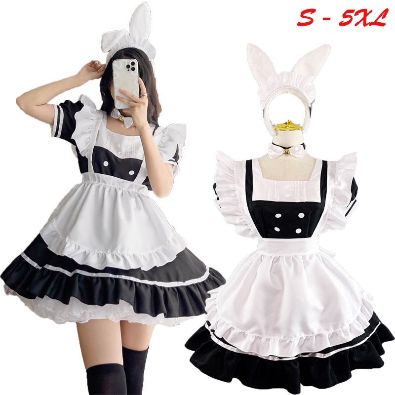 Bunny Girl Sexy Maid Lolita Dress Anime Maid Outfit Cosplay costume ...
