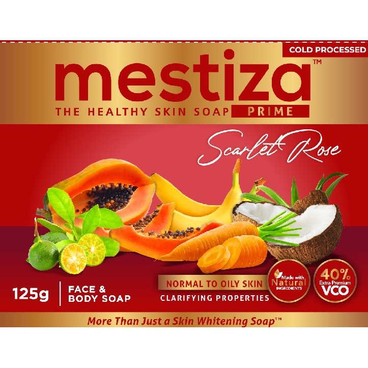 MESTIZA Bar Soap Prime Scarlet Rose 125g | Shopee Philippines