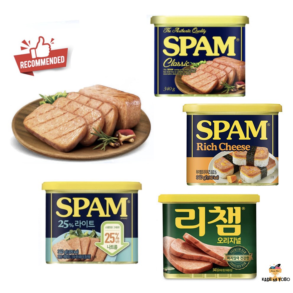 Spam Classic Luncheon Meat Korea 340g Authentic Korean Spam Shopee