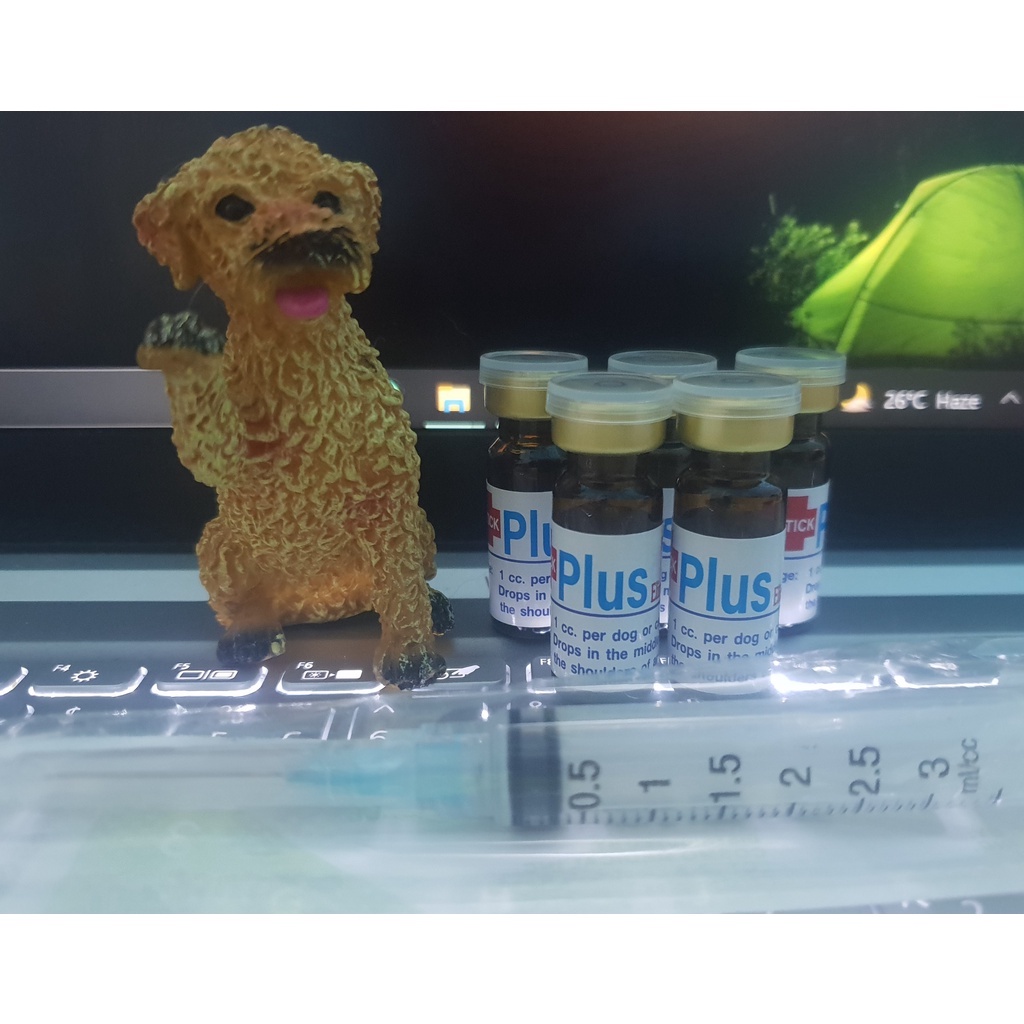 (ORIGINAL)DETICK PLUS ANTI TICK AND FLEA 1CC for Dogs and Cats (10Kg or ...