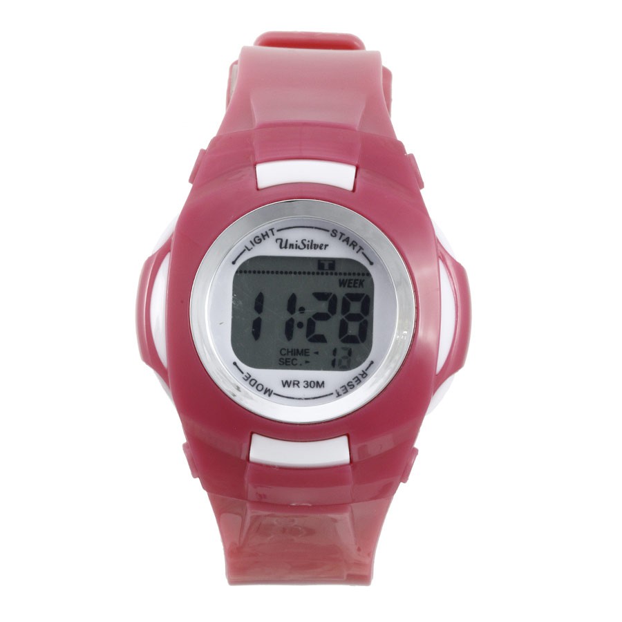 UniSilver TIME Champster Kid's Pink Digital Rubber Watch KW2204-2013 ...